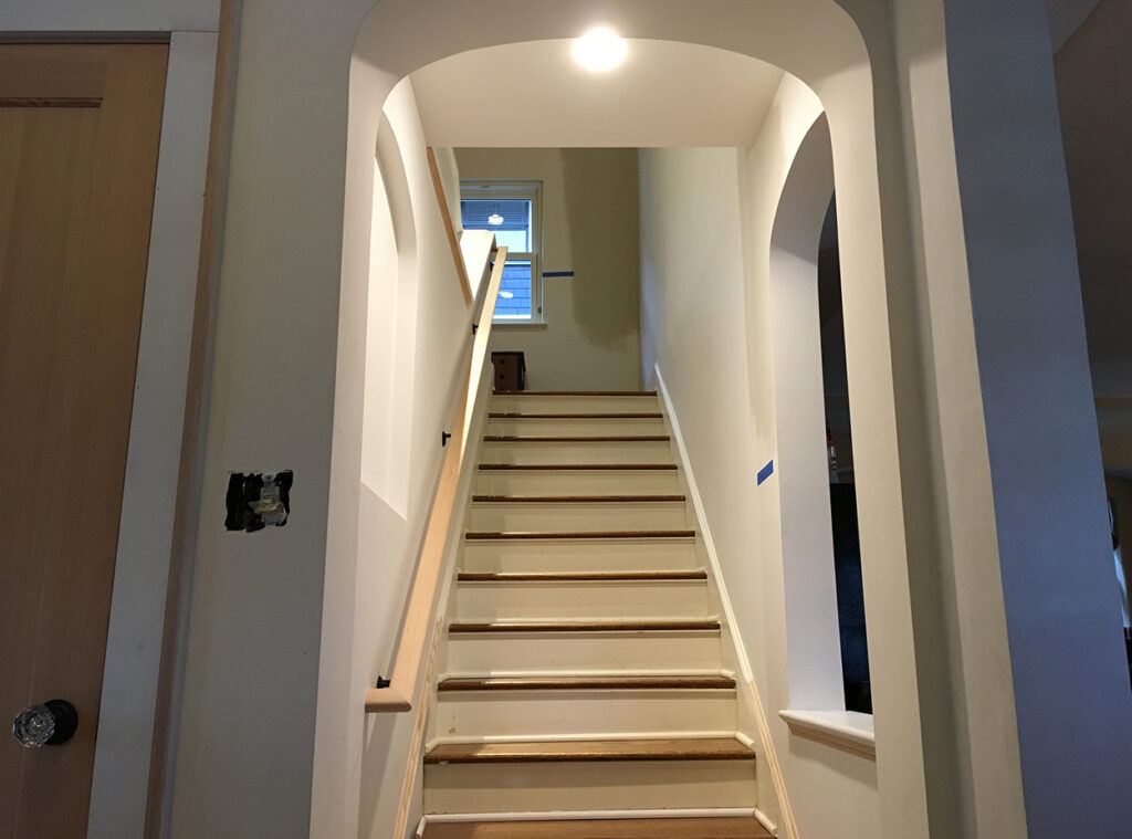 Historic Home Interior Stairs & Railing Modifications - Westbrook ...