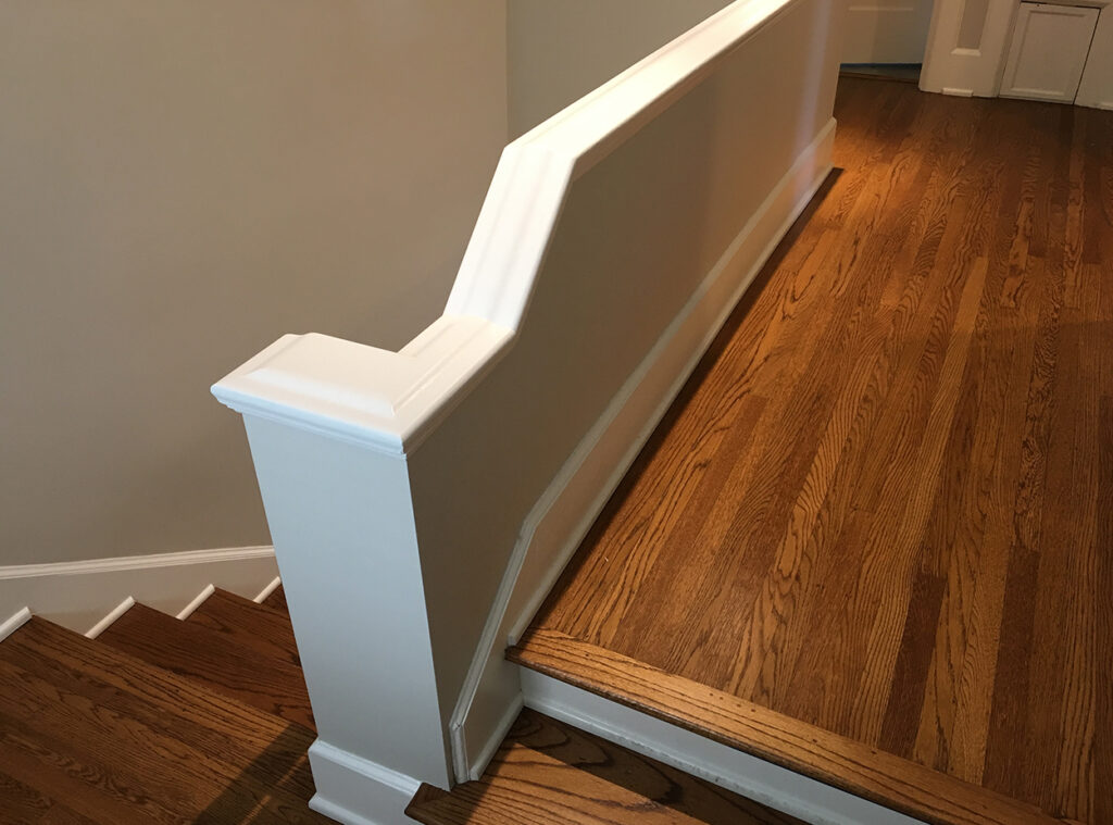 Historic Home Interior Stairs & Railing Modifications - Westbrook ...