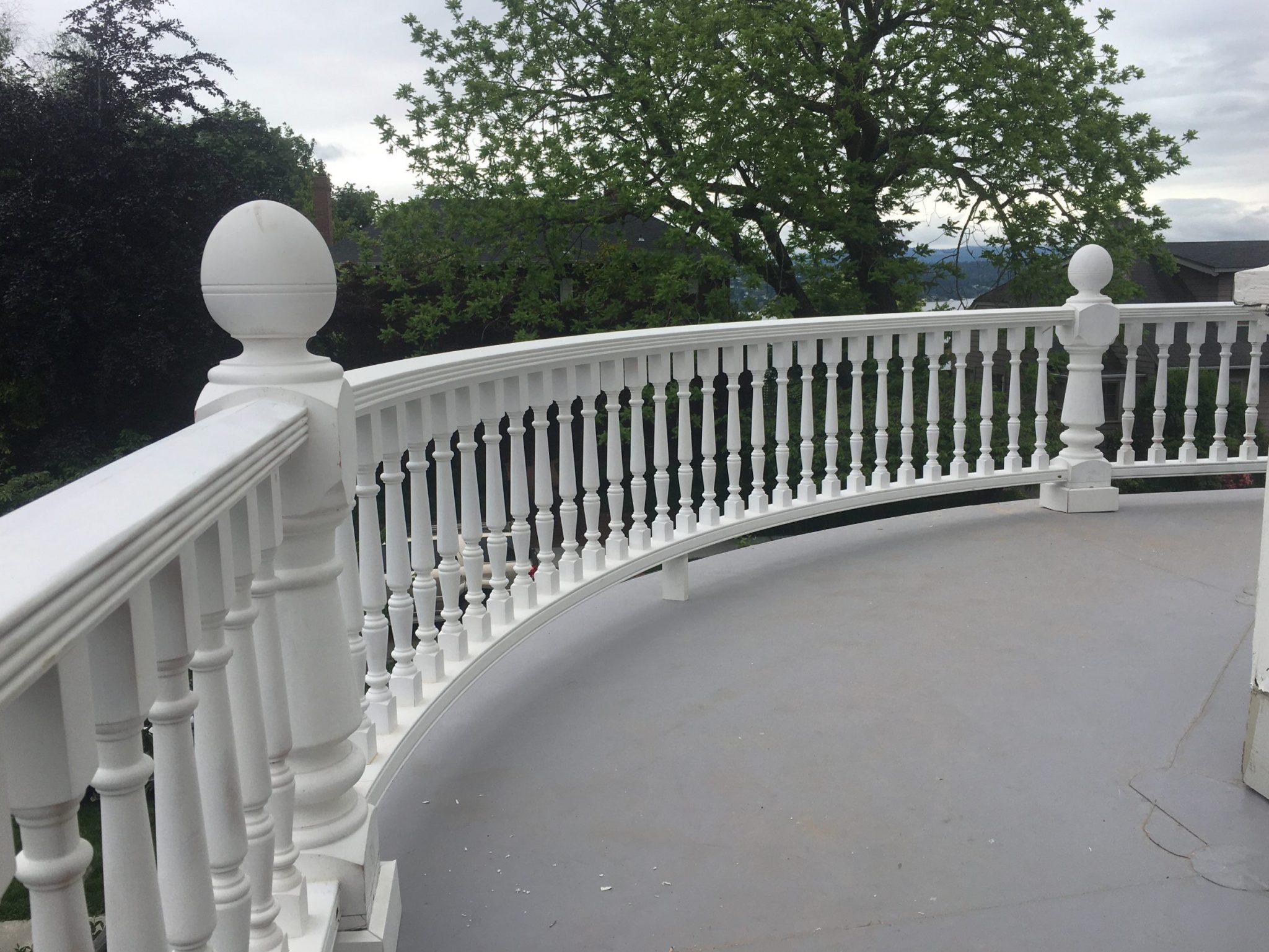 Historic Radius Balustrade Millwork | Seattle Custom Carpentry
